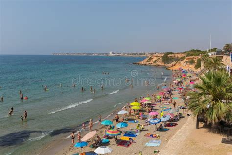 Praia De Punta Prima Fotografia Editorial Imagem De Relaxe 118433247