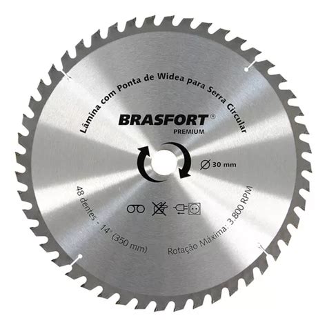 Disco Serra Circular Para Madeira 14 48 Dentes Brasfort