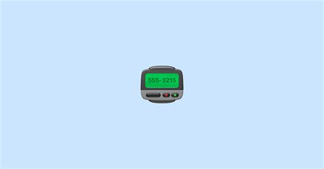 Pager 📟 Emoji Bedeutung Copy And Paste