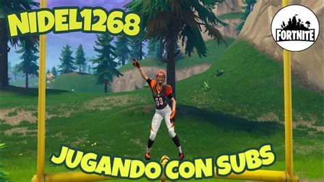 Jugando Con Subs Con La Skin Chica S3xy Super Bowl Fortnite Youtube
