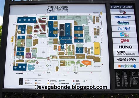 Paramount Studios Map