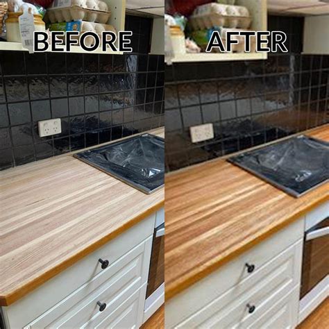 Timber Benchtop Repair Surface Repair Melbourne