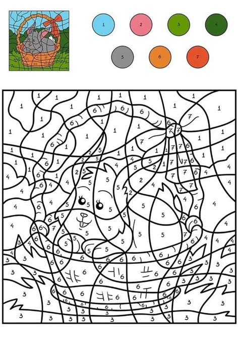 Coloring Pages Printable Color By Number For Adults Free Coloring