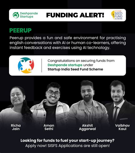 Deshpande Startups On Linkedin Startupindia Innovation Funding