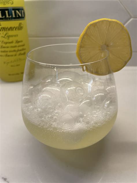 Lemon Prosecco Float Healthy 2 Hog Wild Food