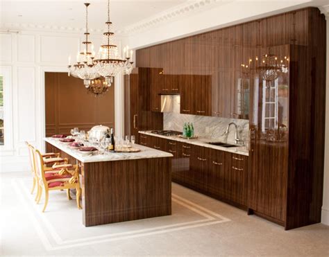 مدل های 2020 کابینت آشپزخانه هایگلاس آکس چوب