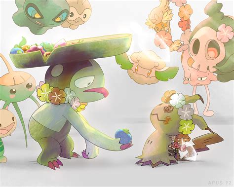 Apus 92 Castform Comfey Cottonee Duskull Lombre Mimikyu Shuppet