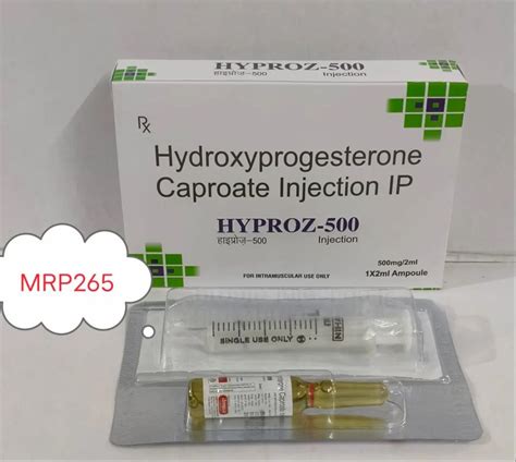 Hydroxyprogesterone Caproate Injection Packaging Type Box At ₹ 225