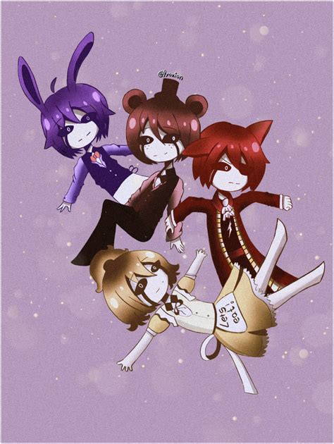 Fnaf Chibis [five Nights At Freddys] By Fyoxion On Deviantart