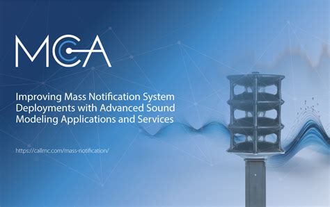 Sound Modeling In Mass Notification System Mca Solutions