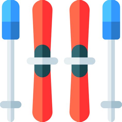 Ski Basic Rounded Flat Icon Ski Basic Rounded Flat Icon