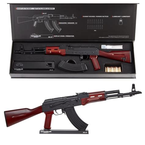 Buy Maximum Armory Miniature Ak 47 Model Kit 1 1 67 Scale No Firing Function Diecast Metal