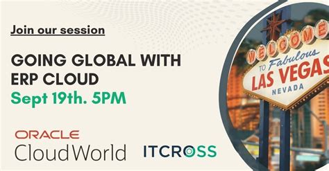 Itcross On Linkedin Ocw Cloudworld Insurance Oracle Erpcloud
