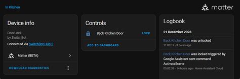 Switchbot Lock Integration Not Working Getting Unknown Error