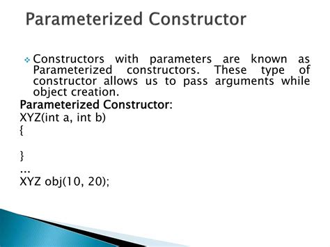 Constructors In C Pptx