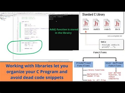 How To Create A Simplest C Programming Library YouTube
