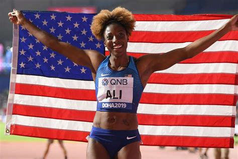 World Athletics Championships Ali Wins Hurdles Gold As Usa Finish On A