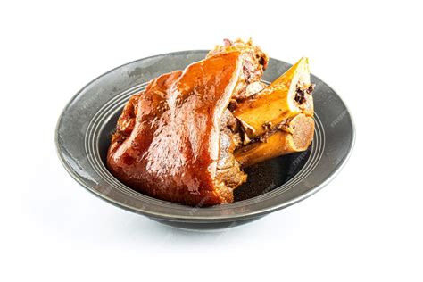 Premium Photo Chinese Food Braised Pork Knuckle