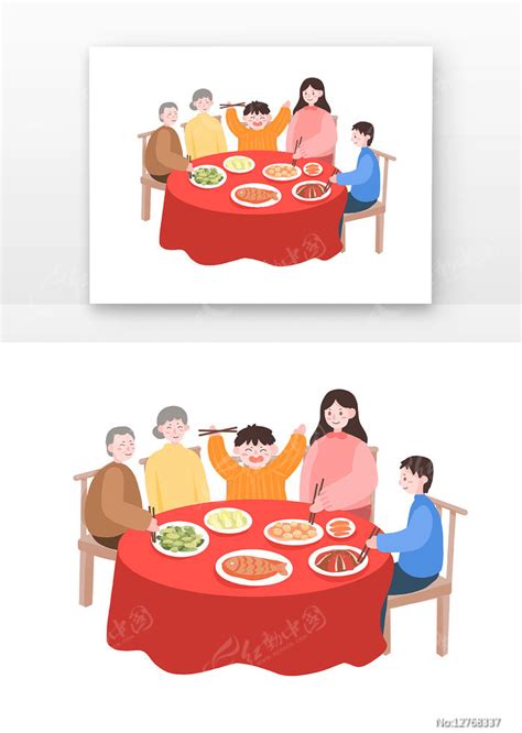 幸福一家人吃年夜饭图片下载 红动中国