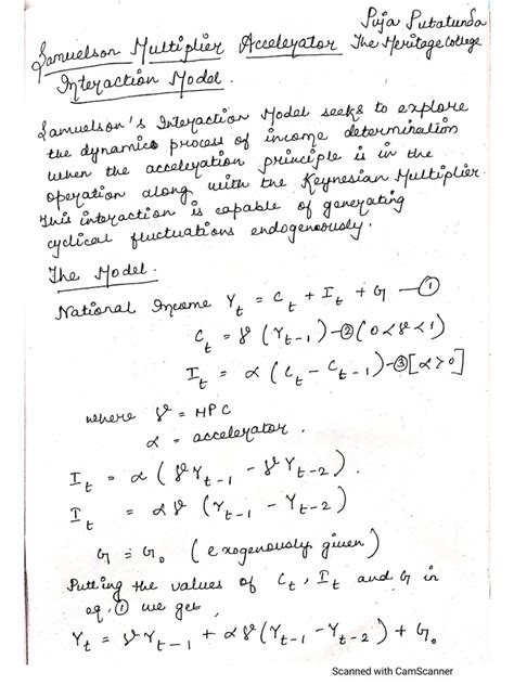 Samuelson Multiplier Acc7 Pdf