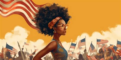 Ilustração Mulher Africana Nas Cores Nacionais Da áfrica Dia Da