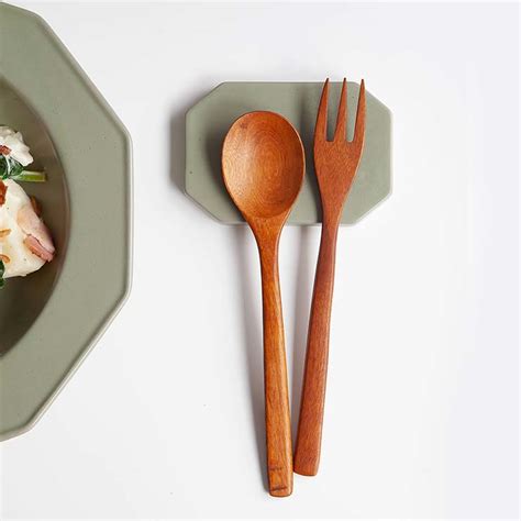 니코트 우드 파스타스푼 포크 단길