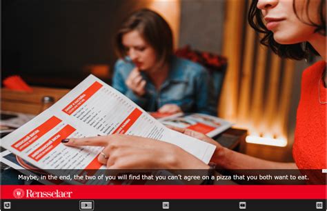 Doing Percepio Training The Pizza Menu Is Actually A Russian Bar