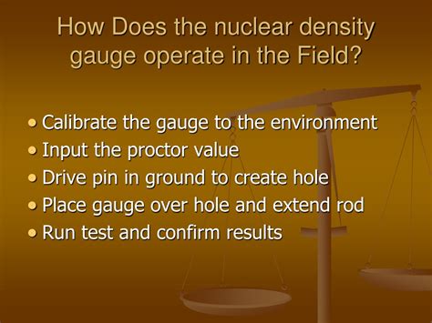 Ppt In Place Nuclear Density Testing To Determine The Compaction Powerpoint Presentation