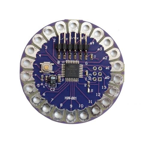 برد آردوینو LilyPad دارای پردازنده مرکزی ATmega
