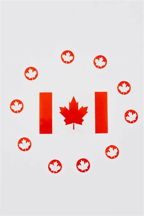 Download Free Canadian Flag Maple Leaves Wallpaper