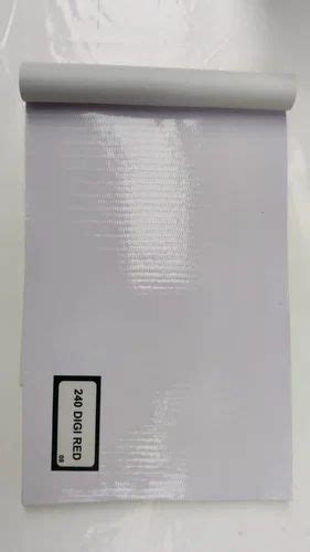 Rectangle White Digi Red Flex Roll For Advertising At ₹ 3 4 Sq Ft In Noida