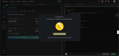 nisanth reddy medapati on linkedin geekstreak2024 codingchallenge gfg160 geeksforgeeks