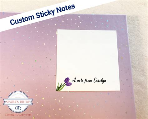 Personalized Sticky Notes Or Custom Printed Post It Notes As A Etsy