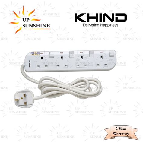 Khind Trailing Socket 3 Way LN8133W 2 Meter Shopee Malaysia