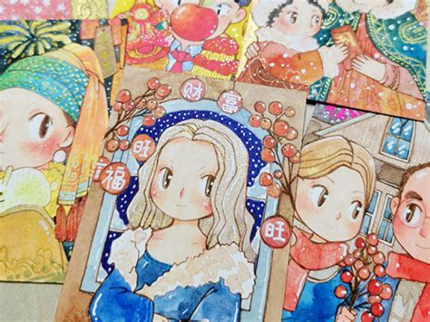 名画中的新年飞客流依 站酷zcool