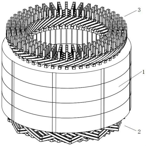 一种扁线电机定子结构的制作方法