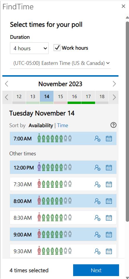 Use Scheduling Polls To Schedule Complex Meetings Microsoft In Minutes Microsoft Explore