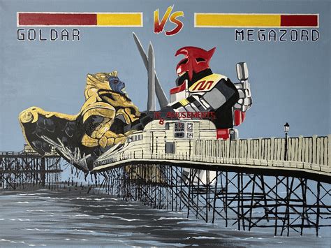 Goldar Vs Megazord Ian Leaver Blaxstone
