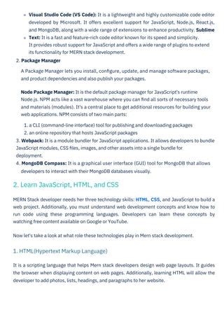 Mern Stack Roadmap For Beginner Pdf By Scholarhat Pdf