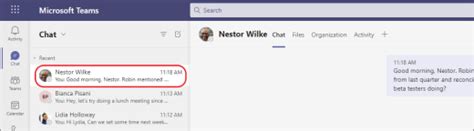 Microsoft Teams의 채팅에 대해 알아야 할 첫 번째 사항 Microsoft 지원