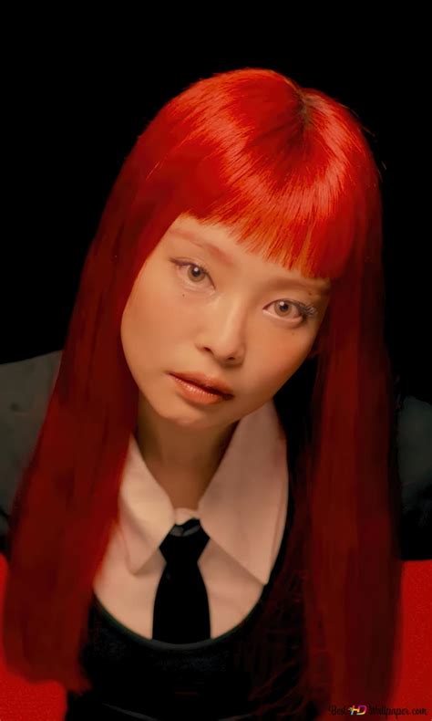 Redhead Jennie Gazing Attentively Ruby Solo Album Shoot 4k