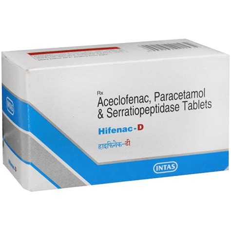 Hifenac D Tablet 10 Tab Wholesale Price For Pharmacies Retailershakti