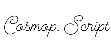 Cosmopolitan Script In Use Fonts In Use