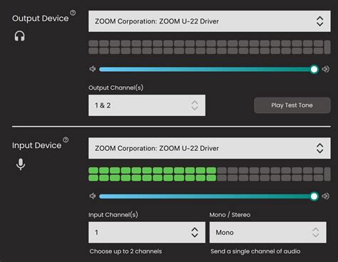 audio setup in jacktrip