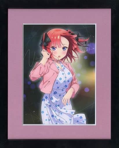 駿河屋 付属品付 映画 五等分の花嫁 描き下ろしa5キャラファイングラフ 二乃（私服）（漫画・アニメ）