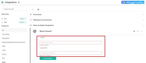 Bloom Growth Integration Setup MSPbots Ai