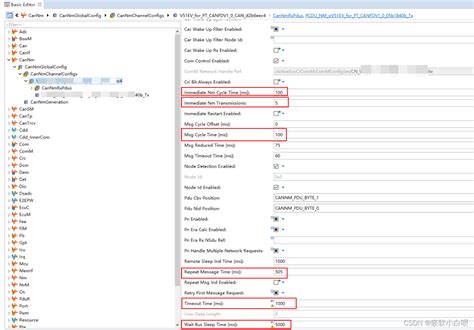 Autosar Can开发10（autosar的cannm报文开发configurator 非pnc）autosar Nm报文
