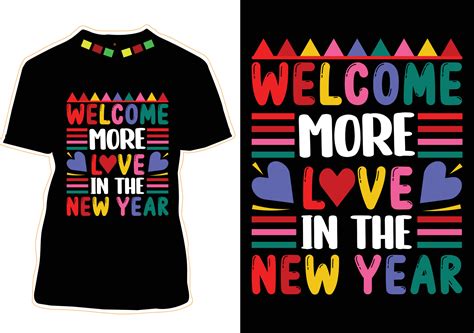 New Year T Shirt Design 13468041 Vector Art At Vecteezy
