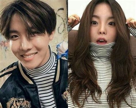 Jhope And His Sisters Look Alike His Sister Ig Mejiwoo103 Bts