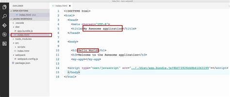 using html webpack plugin to generate index by bharat tiwari a beginner s guide to